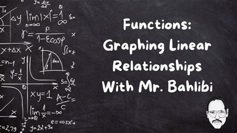 Graphing Linear Relationships YouTube