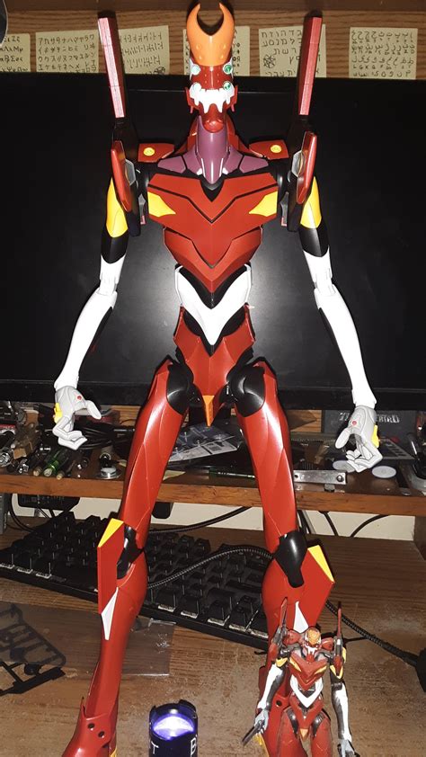 New Unit 02 Model Kit By Meng Finished Building It Revangelion