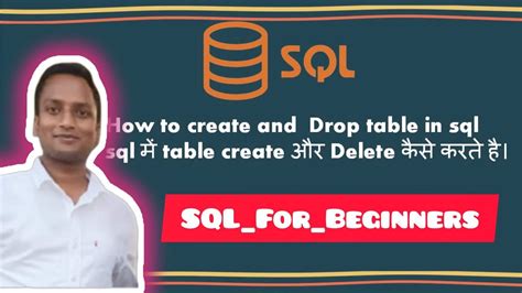 How To Create Table In Sql Sql में Table कैसे Create करते है Sql Tutorial For Beginners