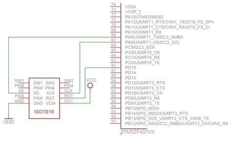 solved connect stm32f4 with smart card iso7816 stmicroelectronics