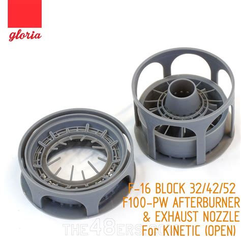 F 16 Block 32 42 52 F100 Pw Afterburner And Exhaust Nozzle Open