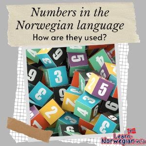 Numbers In The Norwegian Language How Are They Used