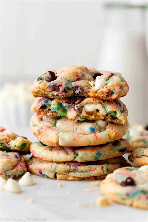 Cake Batter Chocolate Chip Cookies Sallys Baking