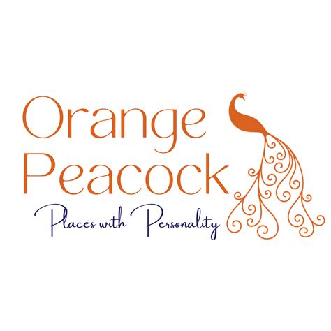 Orange Peacock Places With Personality