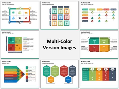 Features Matrix Matrix Diagram Chart Ppt Template