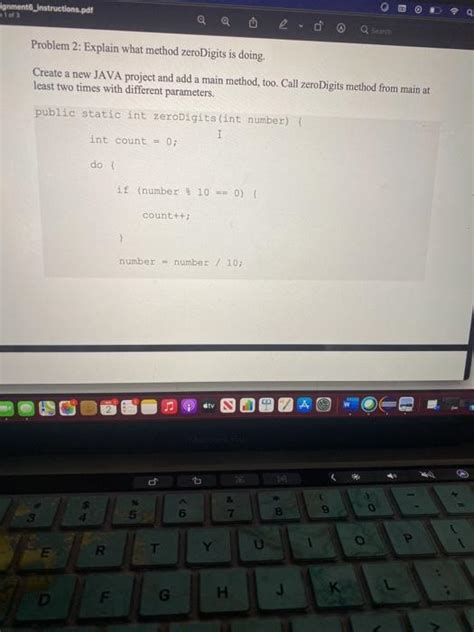 Solved Assignment Instructions Problem 1 Explain What This
