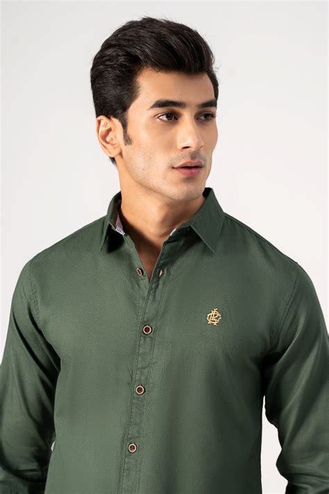 Shop Casual Shirt Green For Men Online