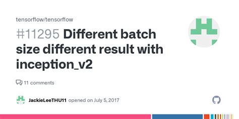 Different Batch Size Different Result With Inceptionv2 · Issue 11295