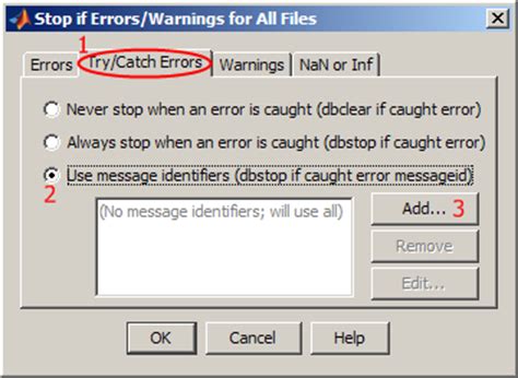 Stop In The Name Of Error MATLAB Community MATLAB Simulink