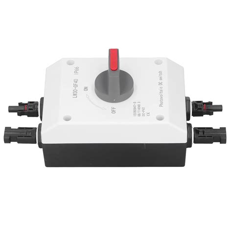 Pv Solar Isolator Switch Ip66 4p Dc 1200v 32a Pc Rail