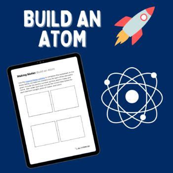 Making Matter Build An Atom Worksheet Worksheets Atom Teacher