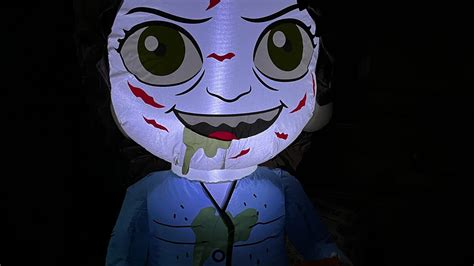 The Exorcist Regan 35 Ft Inflatable Walmart Unboxing And Demo