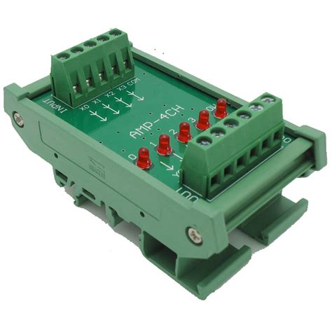 Channels DC V PLC Amplifier Plate Board PNP Input NPN Output Opto Isolated Design