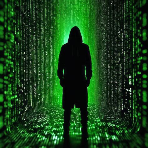 Premium Ai Image Hacker Background Data Thief Internet Attack Darknet Fraud Dangerous Viruses