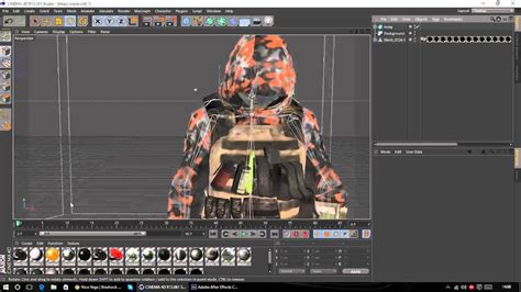 3d Character Model Workflow C4d To After Effects Youtube