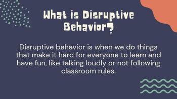 Disruptive Behavior By Tobys Toolkit Tpt