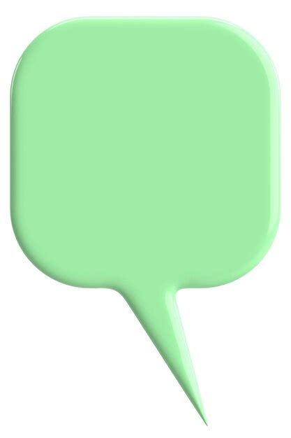 Premium Photo Speech Bubble Chat Bubble 3d Illustration