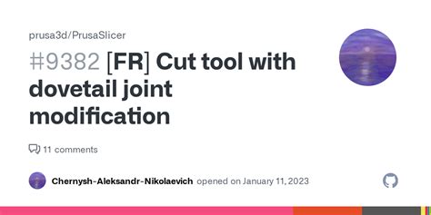 Fr Cut Tool With Dovetail Joint Modification · Issue 9382 · Prusa3d