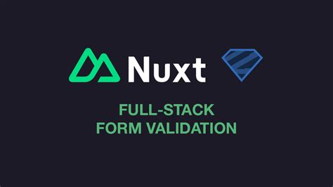 implement full stack form validation in nuxt 3 with zod