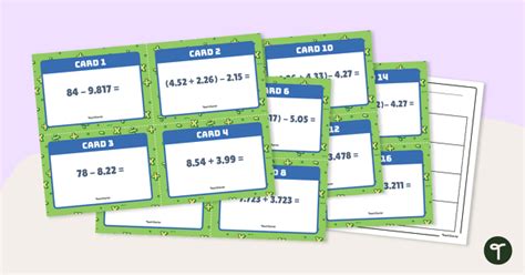 Subtraction Teach Starter
