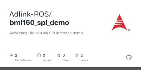 Github Adlink Ros Bmi160 Spi Demo Accessing Bmi160 Via Spi Interface