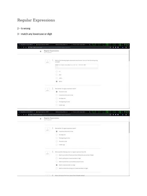 regular expressions pdf