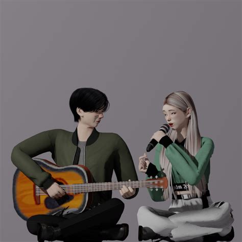 S S I A T Sims4 Pose — 239 Singing My Dreams [pose 1~2] Teleport