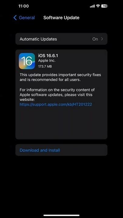 Updating Ios 16 6 1 In Iphone 11 Pro Iphones Apple Myiphone Appleiphone Iphone11pro