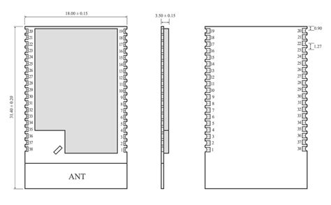 esp32 wrover esp32 wifi módulo chengdu ebyte electronic technology co