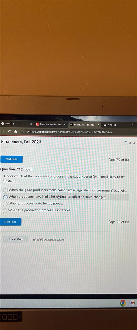 solved final exam fall 2023page 70 ﻿of 83question 70 1