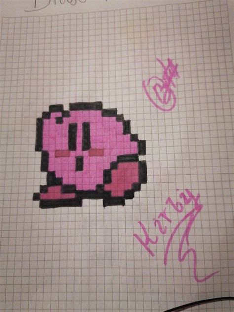 Handmade Pixel Art How To Draw Kawaii Kirby Pixelart Artofit