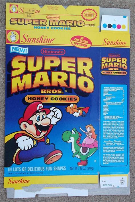 Super Mario Bros Cookies Sunshine 1992 Rnostalgia