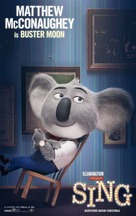 Sing 2016 Movie Trailer Cast And India Release Date Movies