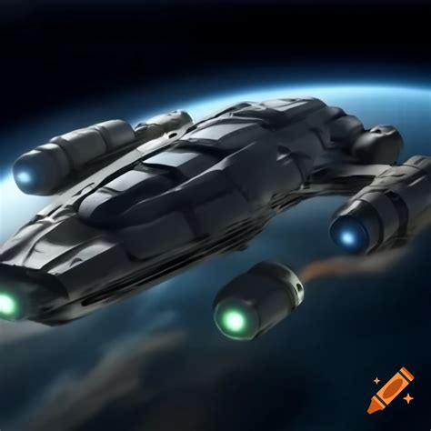 Innovative Spaceship Design With Unique Materials And Contours On Craiyon