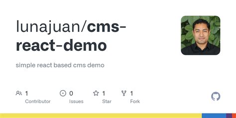 Github Lunajuancms React Demo Simple React Based Cms Demo