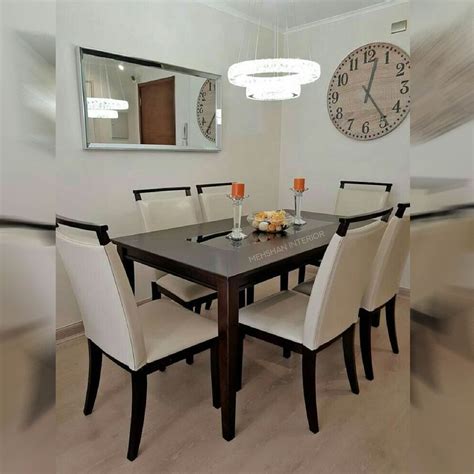 Wooden Dining Table For 6 Persons Mehshan Interiors
