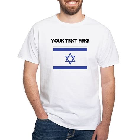 Custom Israel Flag Mens Value T Shirt Custom Israel Flag T Shirt