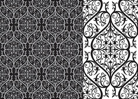 Floral Wallpaper Background White Element Vector Background White Element Illustration