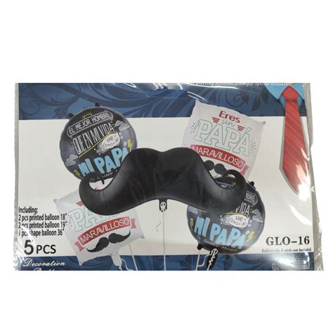 Kit Arreglo Papa 5pzs Bigotes Senorglobo Mx