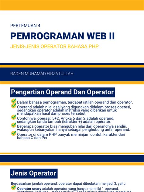 Pemrograman Web Ii Pertemuan 6 Pdf Komputer