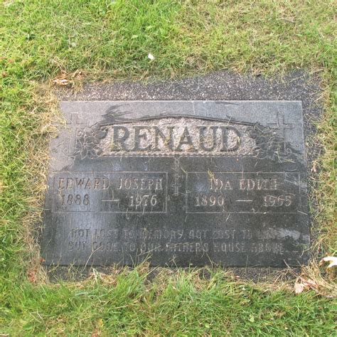 Ida Edith Craig Renaud 1890 1965 Find A Grave äreminne
