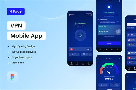 网络加速移动应用app Ui Kit Fig 云瑞设计