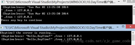 Winsock网络编程学习笔记（九）：基于udp实现daytime协议udp实现 Daytime协议 Csdn博客