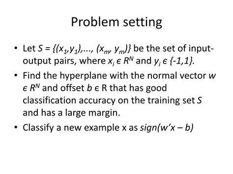 Ppt Stochastic Subgradient Approach For Solving Linear Support Vector