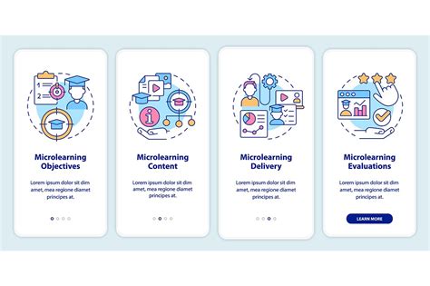 Elements Of Microlearning App Pages Iphone Mockups ~ Creative Market