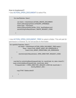 Scoped Storage In Android All You Need To Know PDF Operating Systems Computer Software