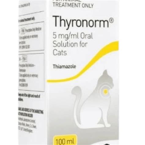 Thyronorm Oral Solution For Cats 100ml Pilldrop Pets