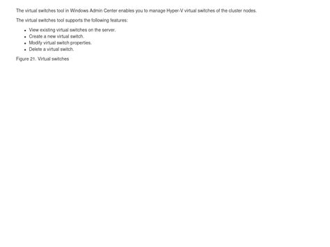 Managing Virtual Switches E2e Deployment And Operations Guide With Switchless Networking