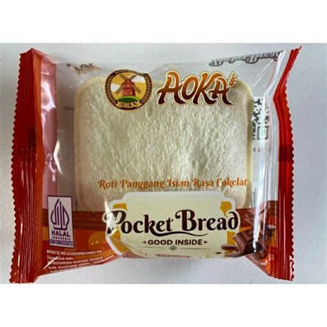 Jual Roti Aoka Pocket Bread Cokelat Shopee Indonesia