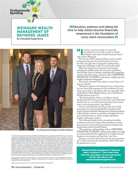 I Am So Proud To Share The Story Of Our Practice As Printed In The Boca Raton Observer Article